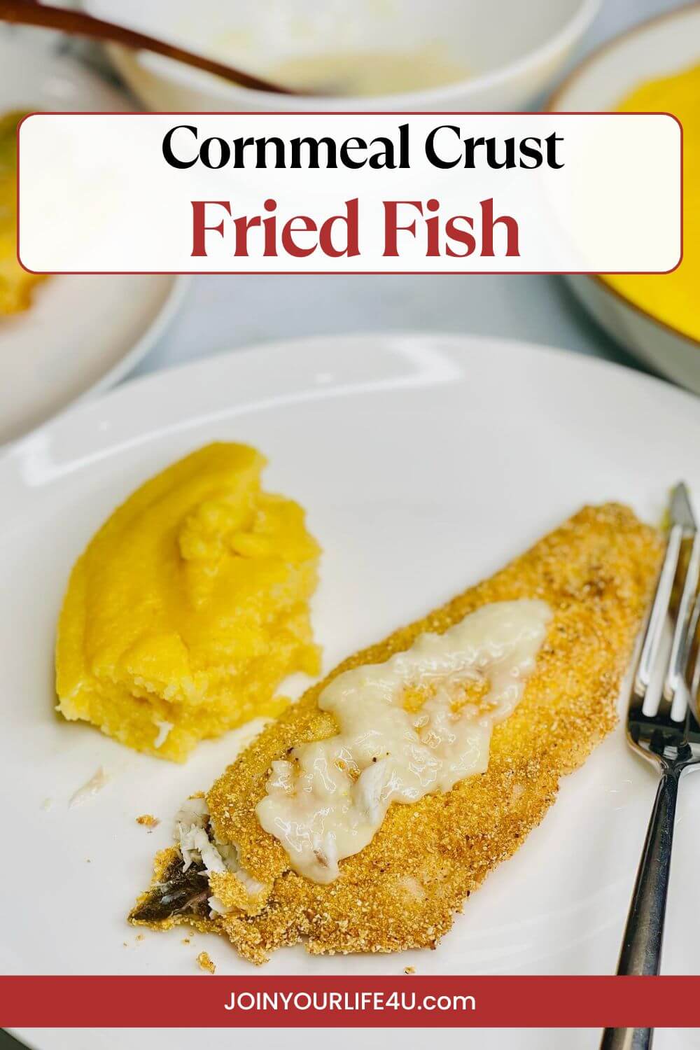 Cornmeal Crust Fried Fish (with Polenta & Garlic Sauce) - JoinYourLife4U
