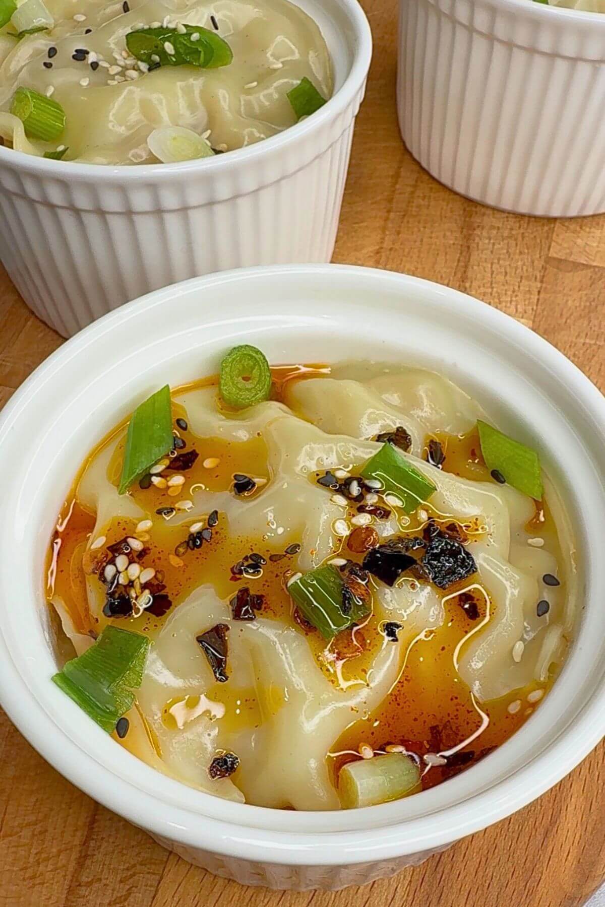 Viral Pork Dumpling Lasagna (Easy Steamed Ramekins) - JoinYourLife