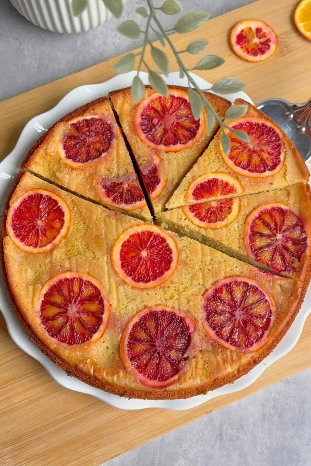 Easy Blood Orange Upside Down Cake - JoinYourLife4U